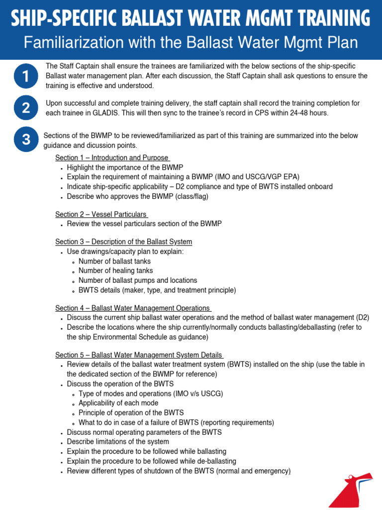 BWMP Training Guide | PDF | Water | Water Transport