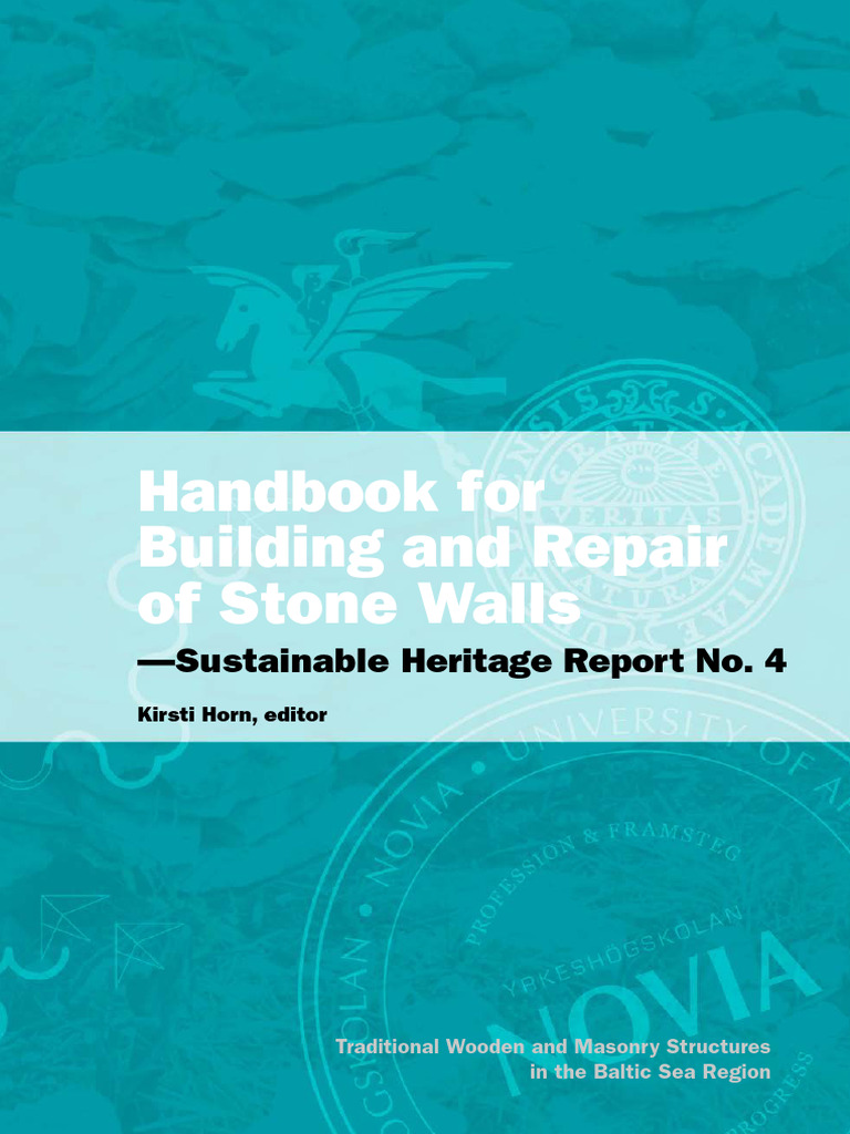 Handbook For Building and Repair of Stone Walls | PDF | Sedimentary ...
