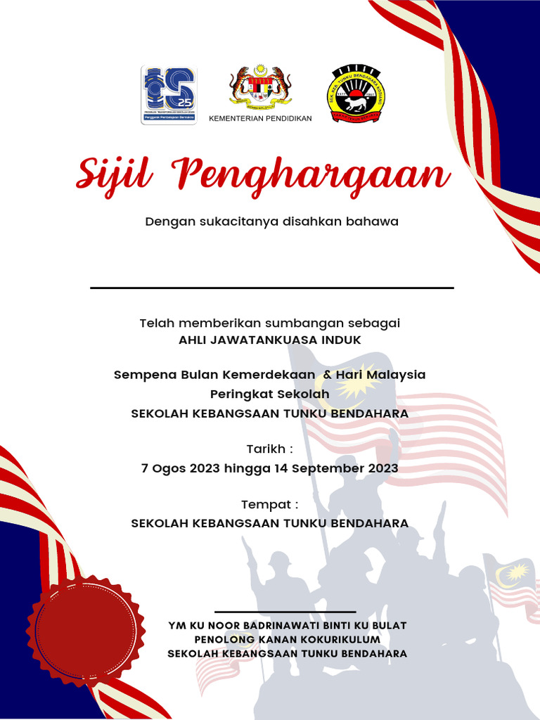 Sijil Merdeka (210 × 297 MM) | PDF