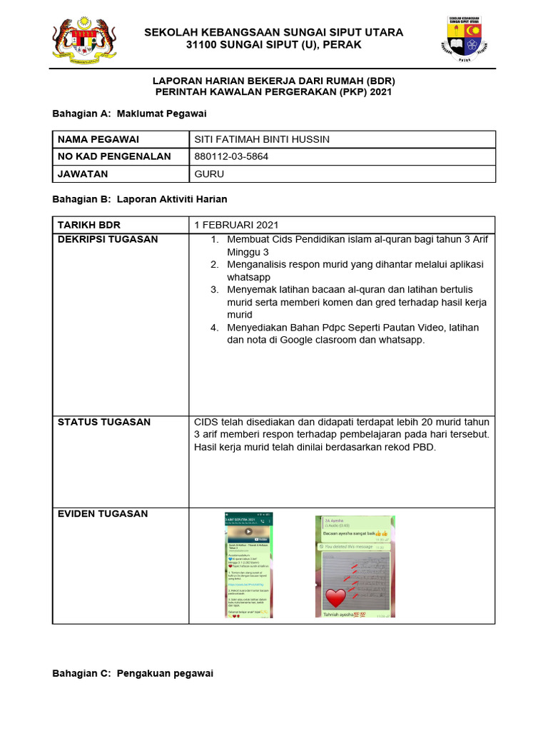 BDR Isnin 1 Feb | PDF