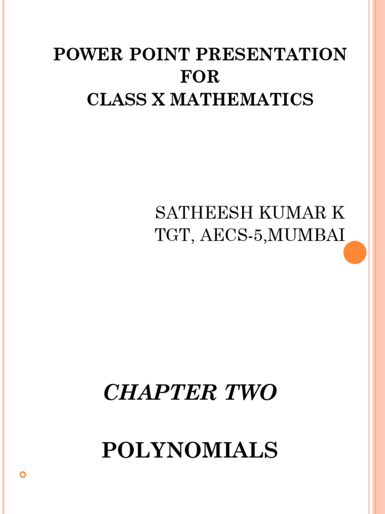 Polynomials Pdf Polynomial Algorithms