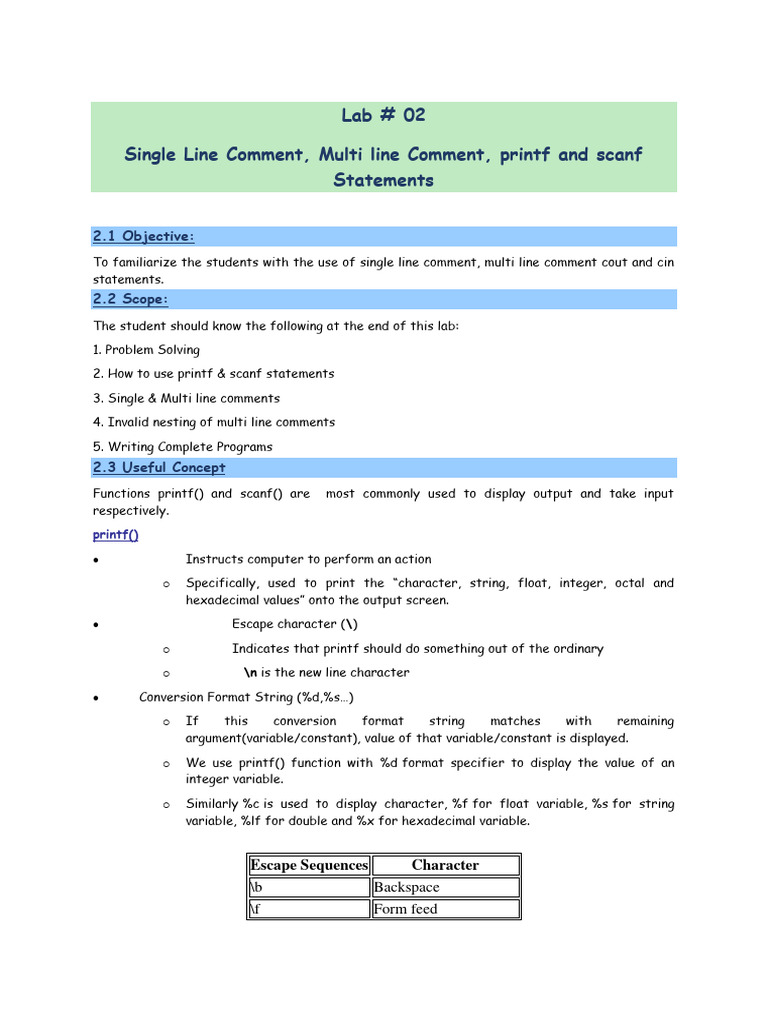 Basics C Pdf Variable Computer Science Computer Program