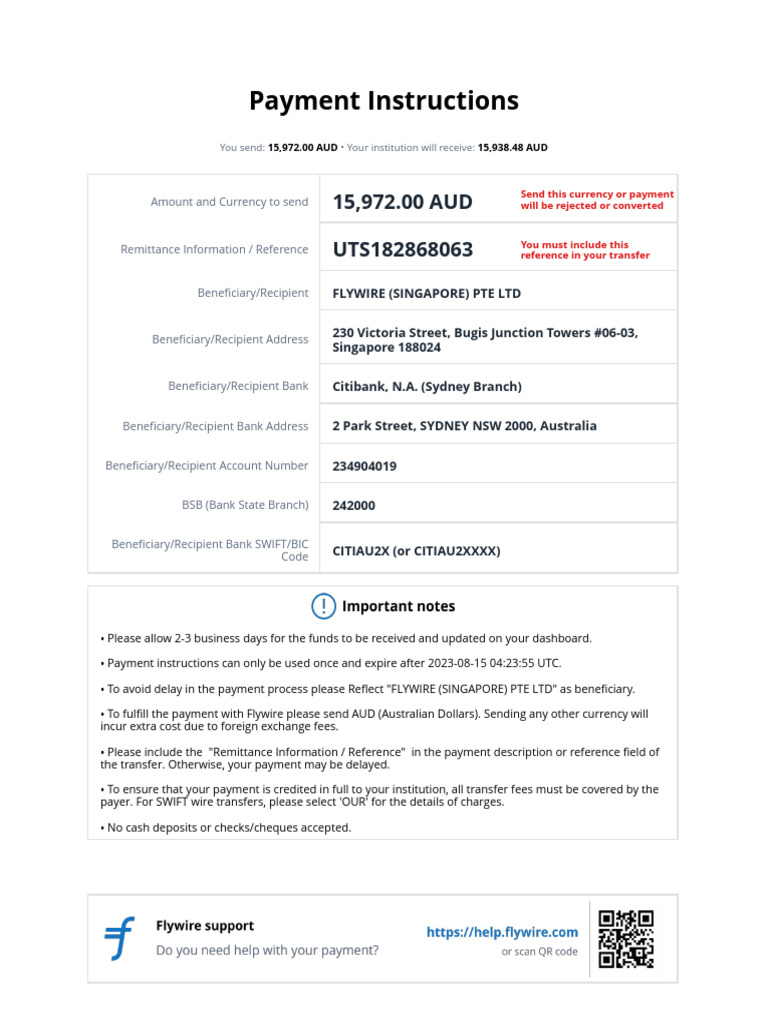 UTS182868063 Auth Letter | Download Free PDF | Cheque | Payments