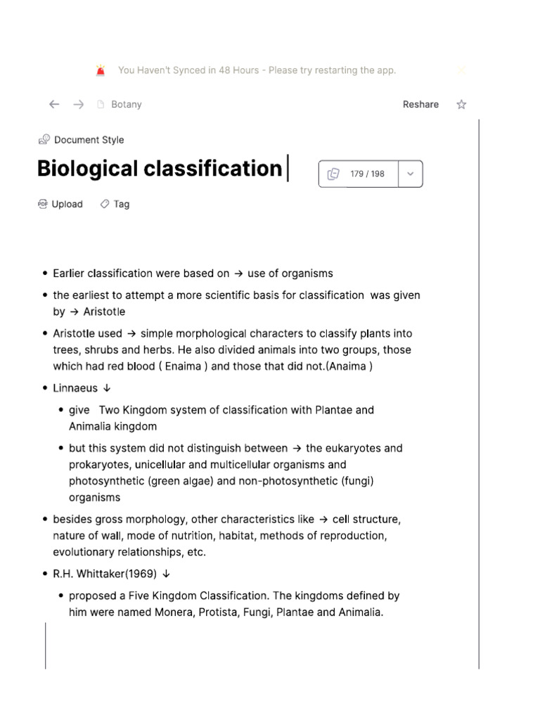 Biological Classfication | PDF