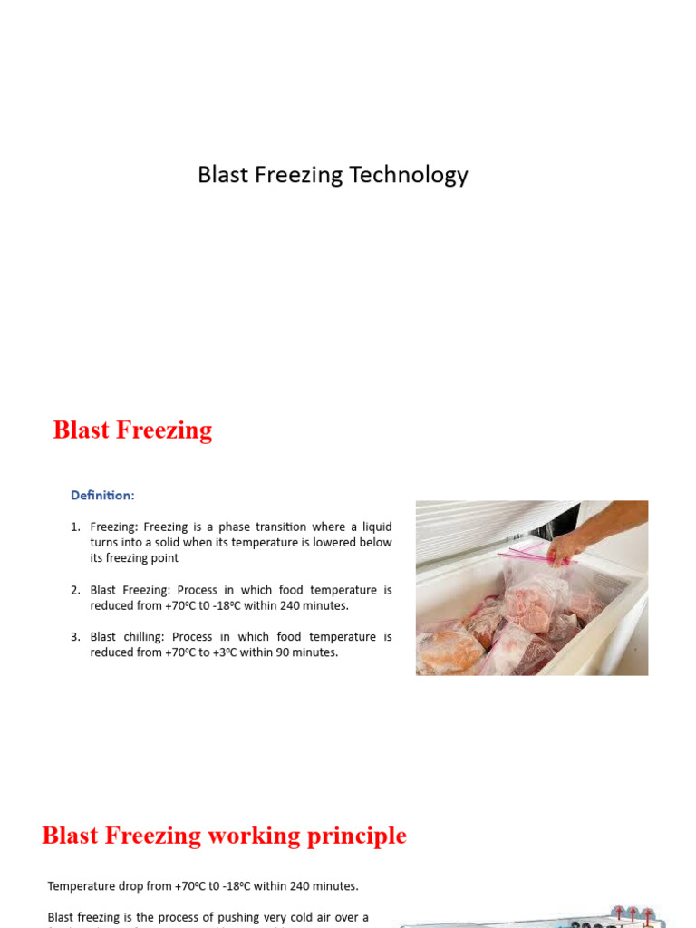 Understanding Blast Freezing Technology | PDF