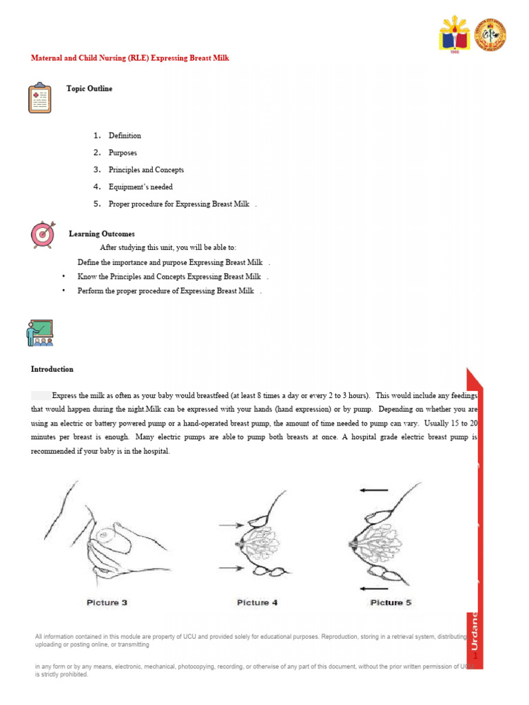 Expressing Breast Milk | PDF | Breast Milk | Breastfeeding