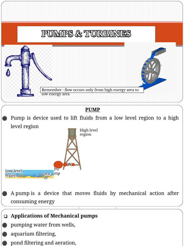 Module 5-Pumps & Turbines | PDF | Turbine | Pump