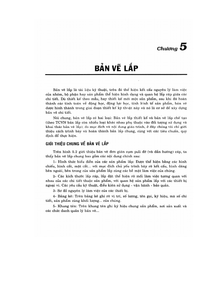 Chuong 5 - Ban Ve Lap | PDF