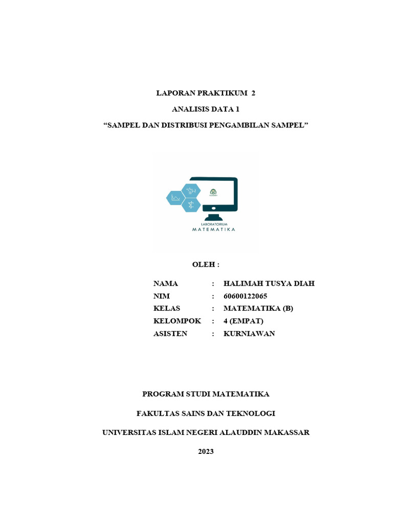 Laporan Praktikum Matematika | PDF