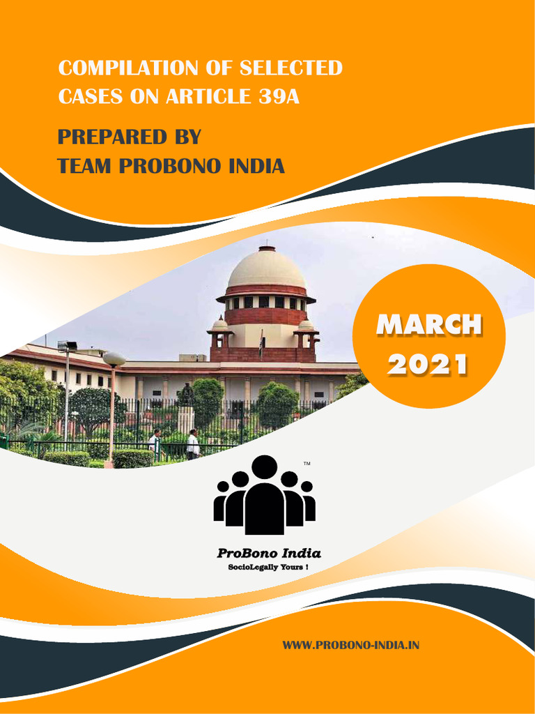 Selected Cases on Article 39A | PDF | Legal Aid | Writ