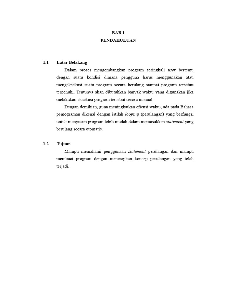 Panduan Dasar Looping Python | PDF