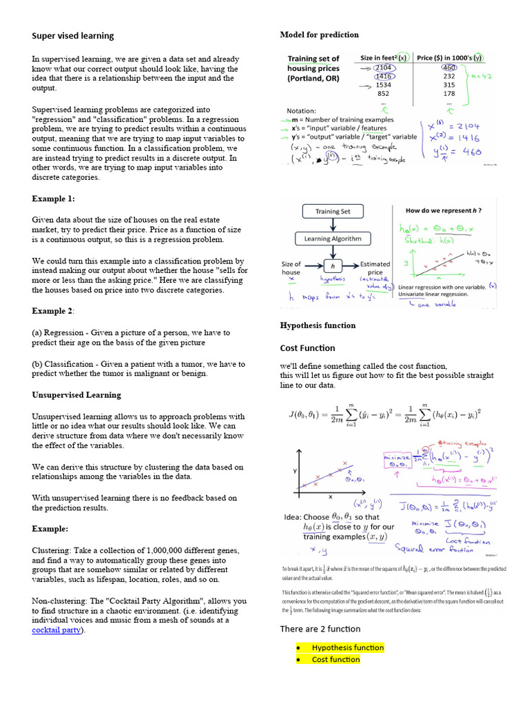 Machine Learning | PDF | Statistical Classification | Function (Mathematics)