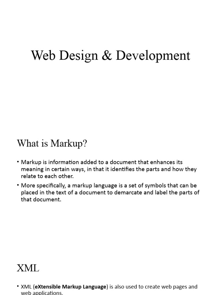 0-Intro To Web | PDF | Html | Xhtml