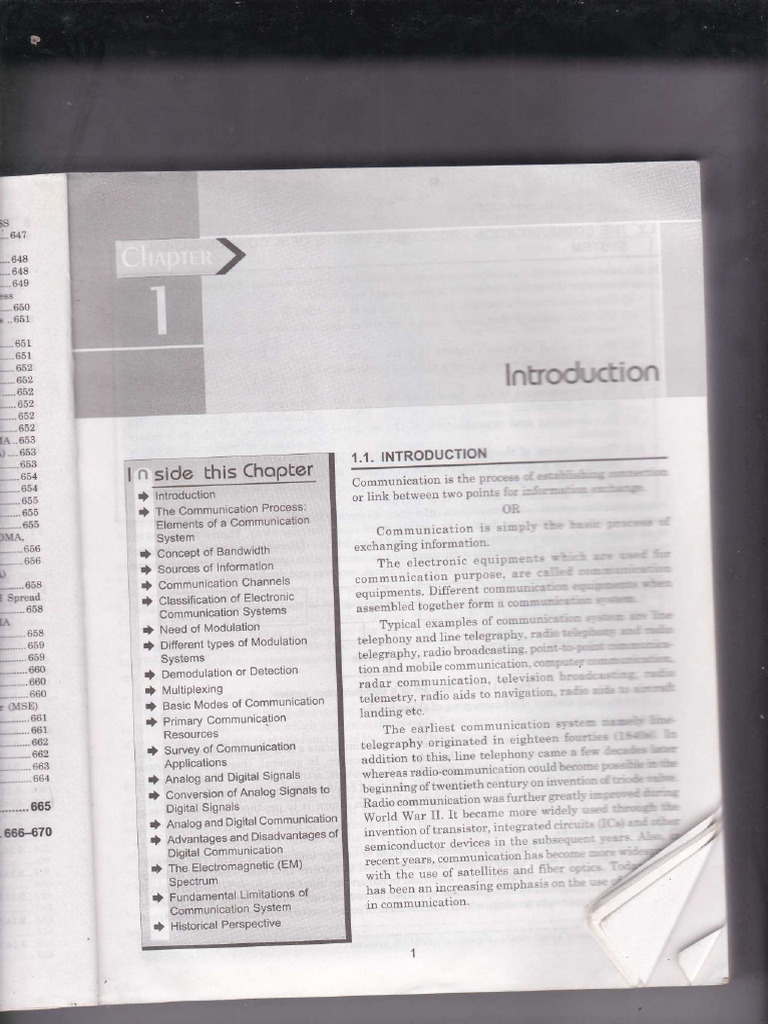 Chapter 1 Digital Communication Compressed Pdf Radio Modulation
