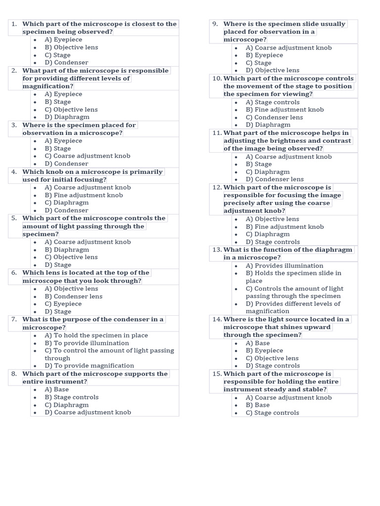 Reviewer in Science 1st Part | PDF | Cell (Biology) | Organisms