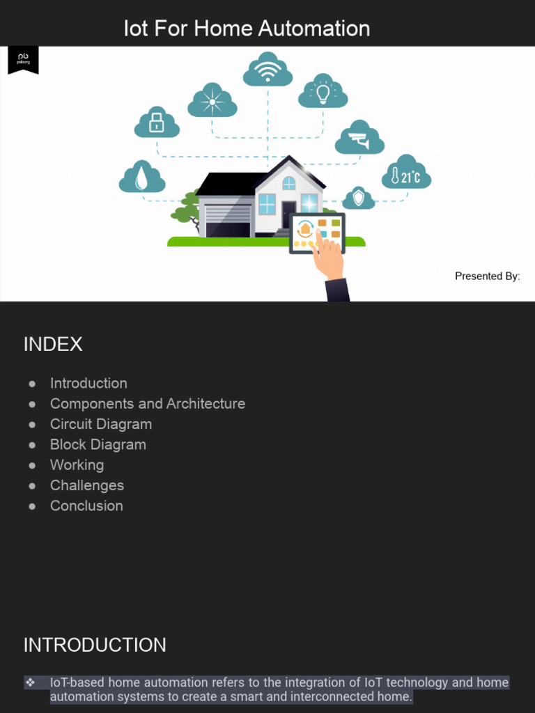 Iot For Home Automation | PDF | Arduino | Home Automation