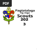 Program For Investiture Tagalog Version Script and Spiel 1 | PDF