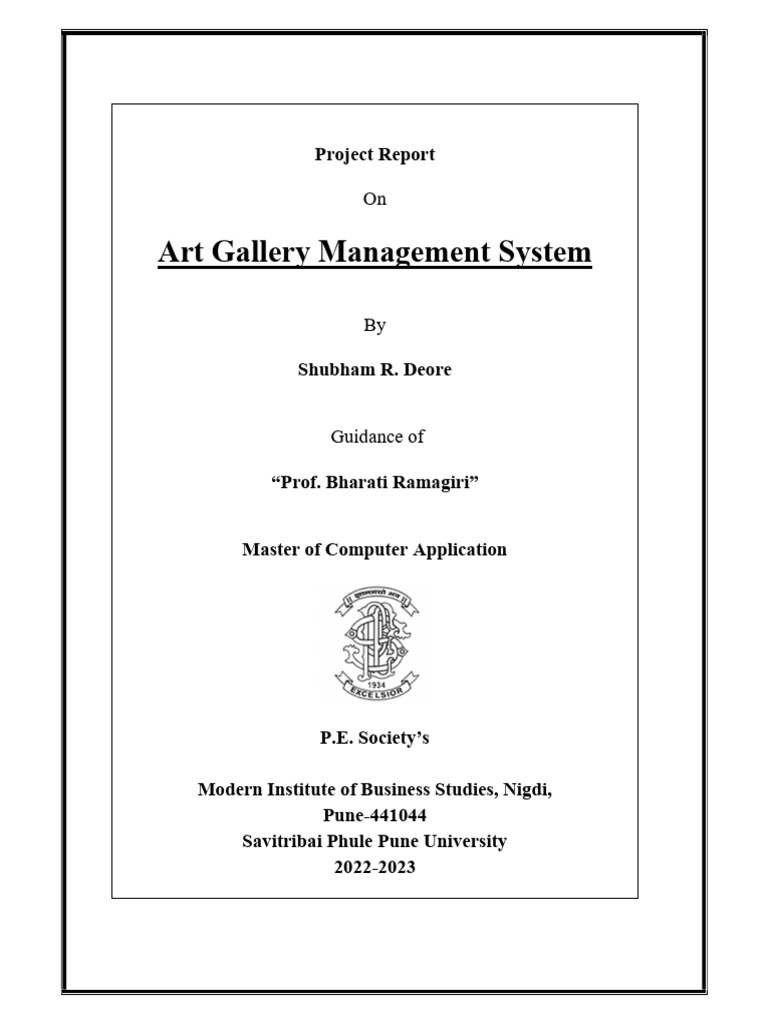 Agms Project Report in Shubham | PDF | Use Case | World Wide Web