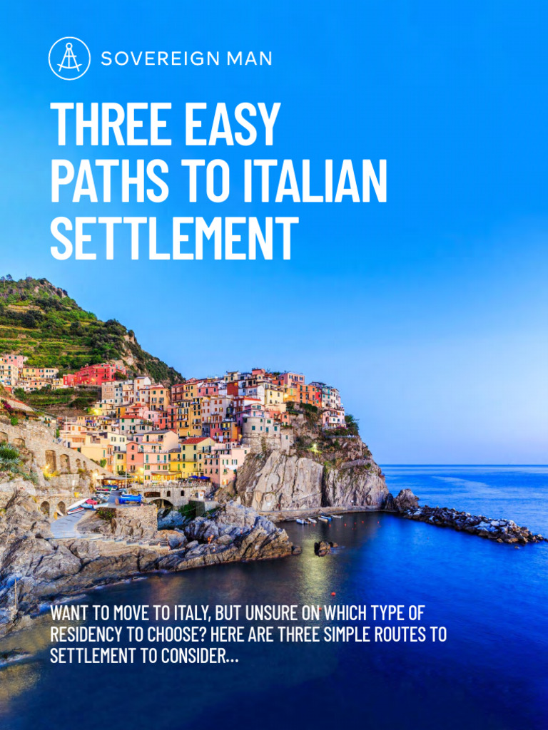 Three Easy Paths To Italian Settlement | PDF | Cost Of Living | Taxes