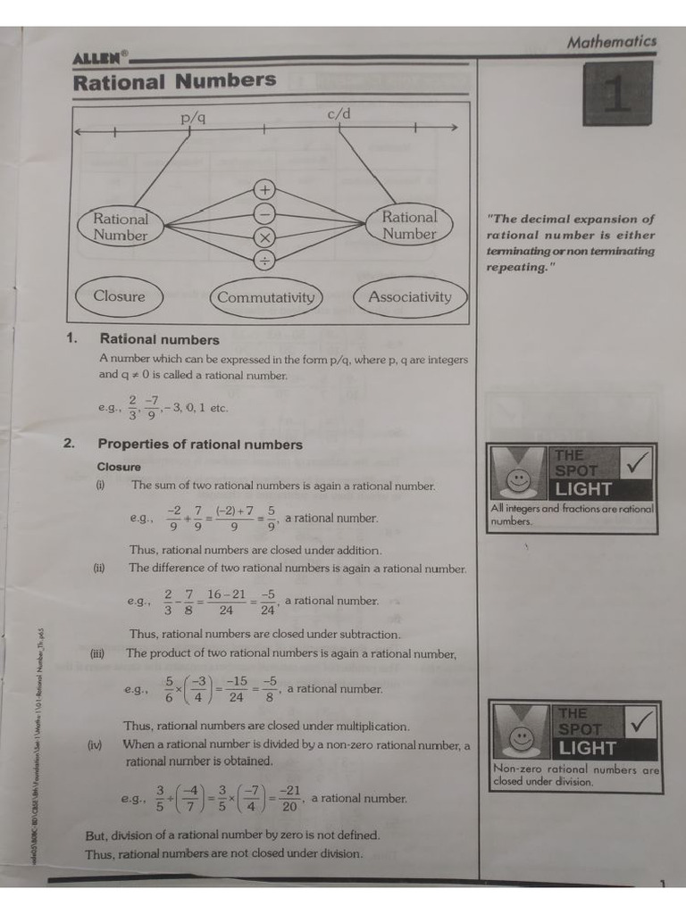 Rational Number | PDF