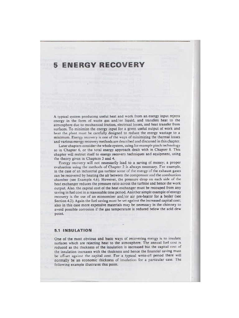 Energy Recovery Note | PDF