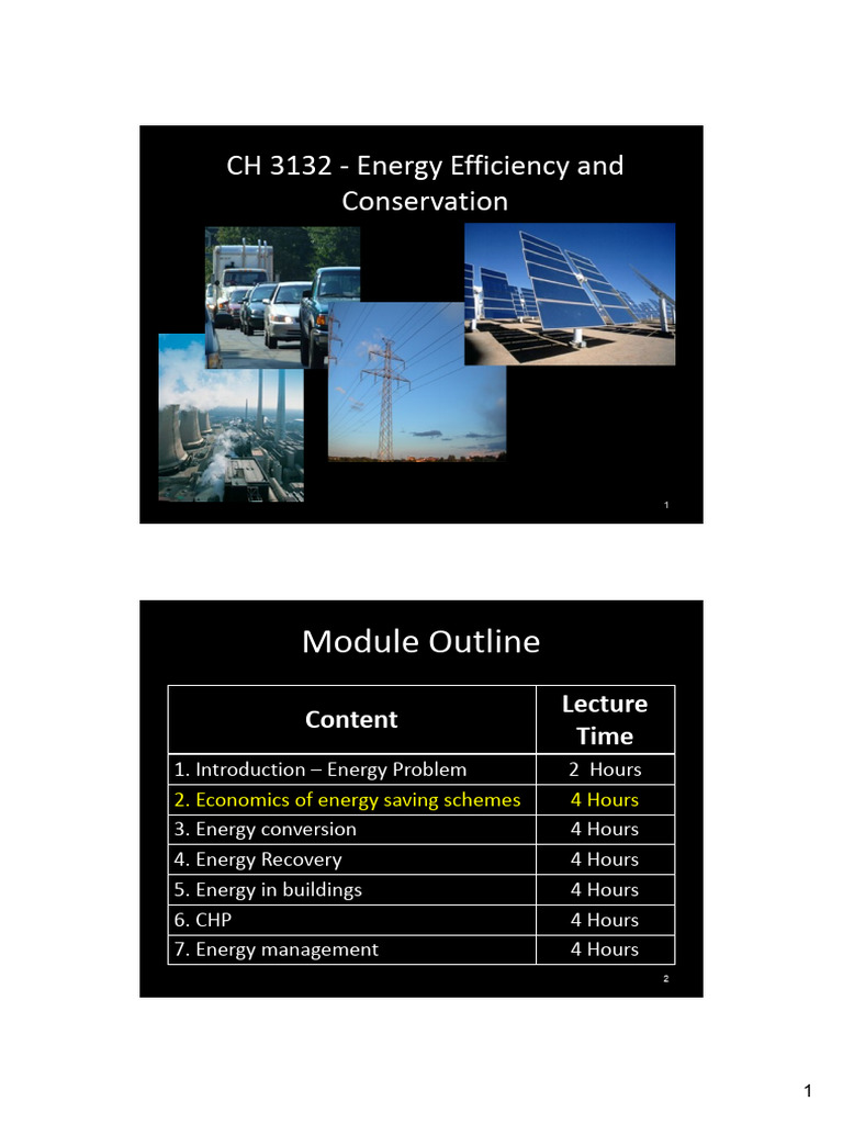 Lecture Presentation Energy Economics Pdf Net Present Value