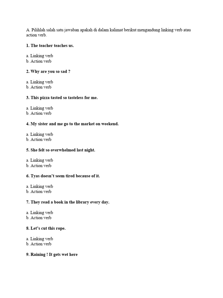 Lingking Verb | Download Free PDF | Linguistic Morphology | Semantics