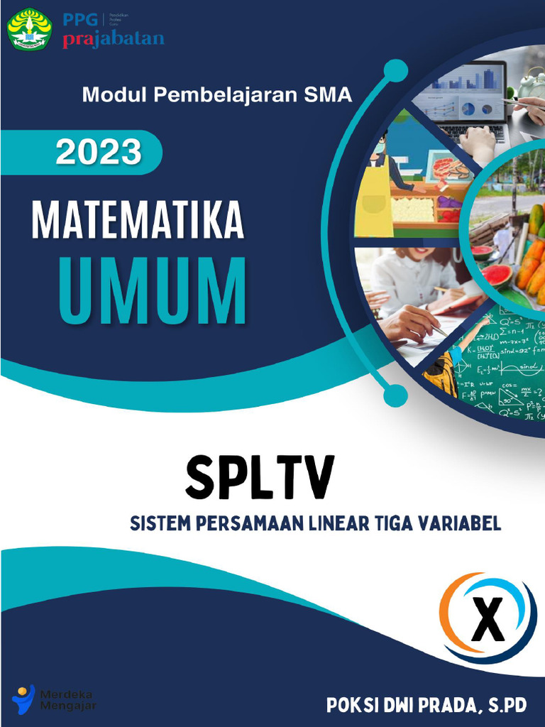 Pembelajaran SPLTV untuk Siswa Kelas X | PDF | Seni & Disiplin Bahasa