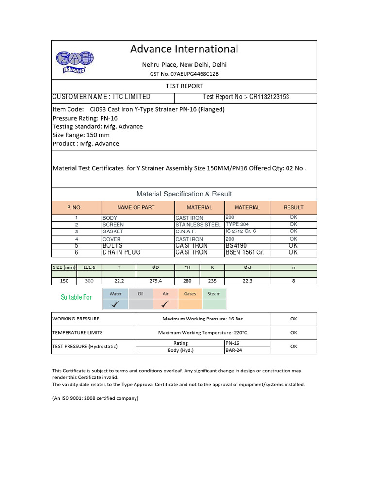 ystrainer-advance | PDF | Mechanical Engineering | Building Engineering