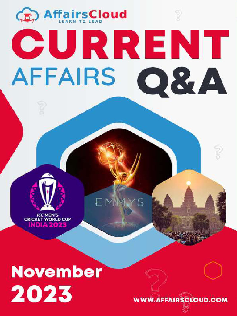 Current Affairs Q&A - November 2023 | PDF