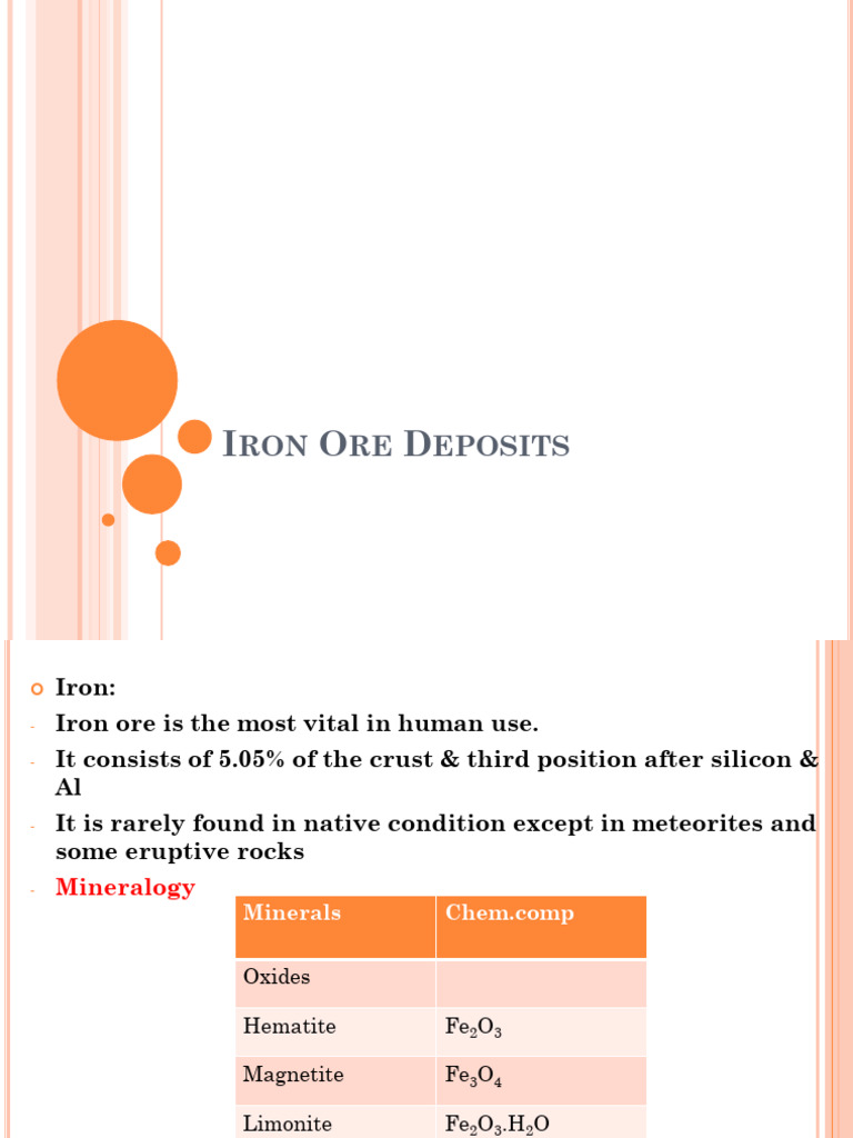 Iron Deposits | Download Free PDF | Iron Ore | Rock (Geology)