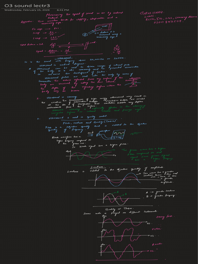 O3 Sound Lectr3 | PDF
