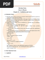 Class 11 Physics Formula Sheet-1 | PDF | Momentum | Velocity