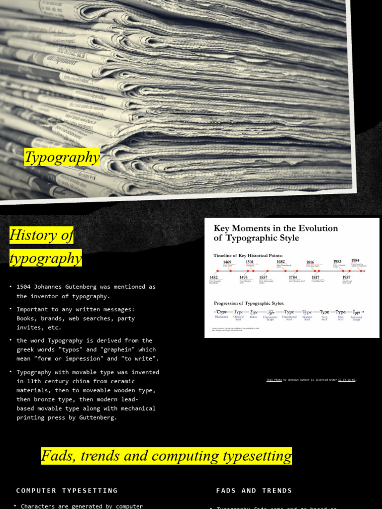 Typography Powerpoint | PDF | Typography | Typefaces