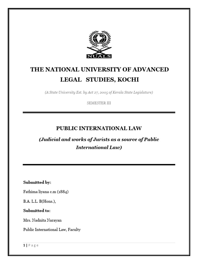PIL Project (1884) | PDF | International Law | Government