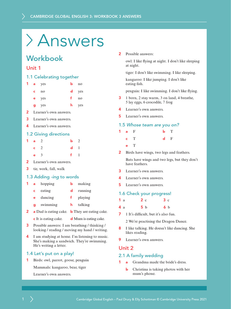 GE 3 Workbook Answers | PDF | Mouse