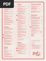 Panarottis Takeaway Menu 2024 | PDF | Sausage | Pizza