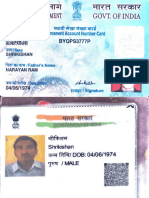 Aadhar Card Sample Format PDF | PDF