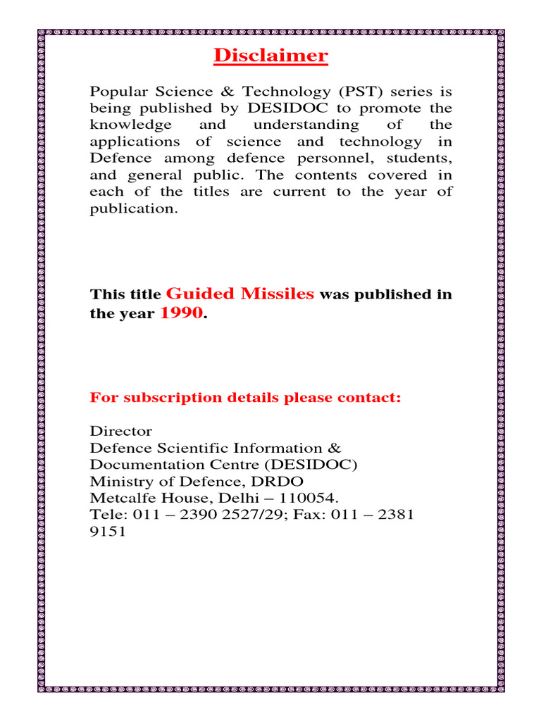 Guided Missiles | PDF | Rocket Propellant | Rocket Engine