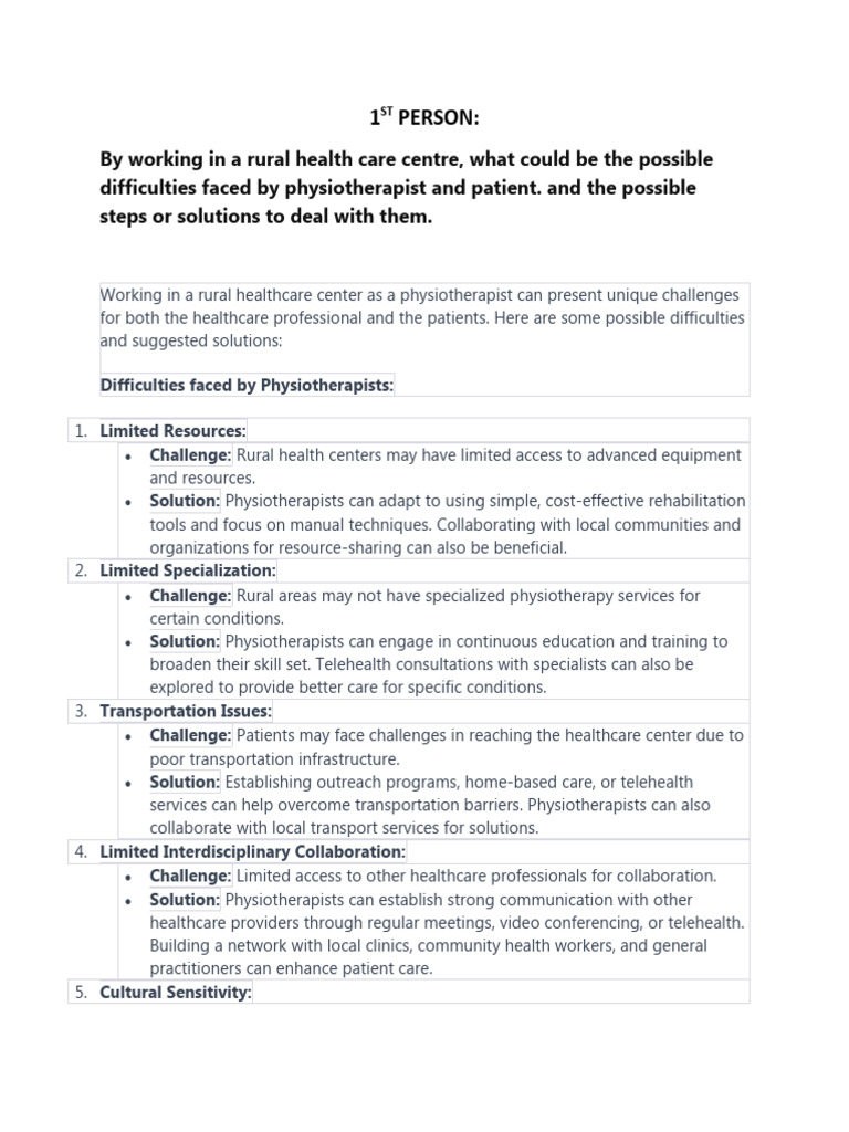 SCRIPT | PDF | Health Care | Physical Therapy