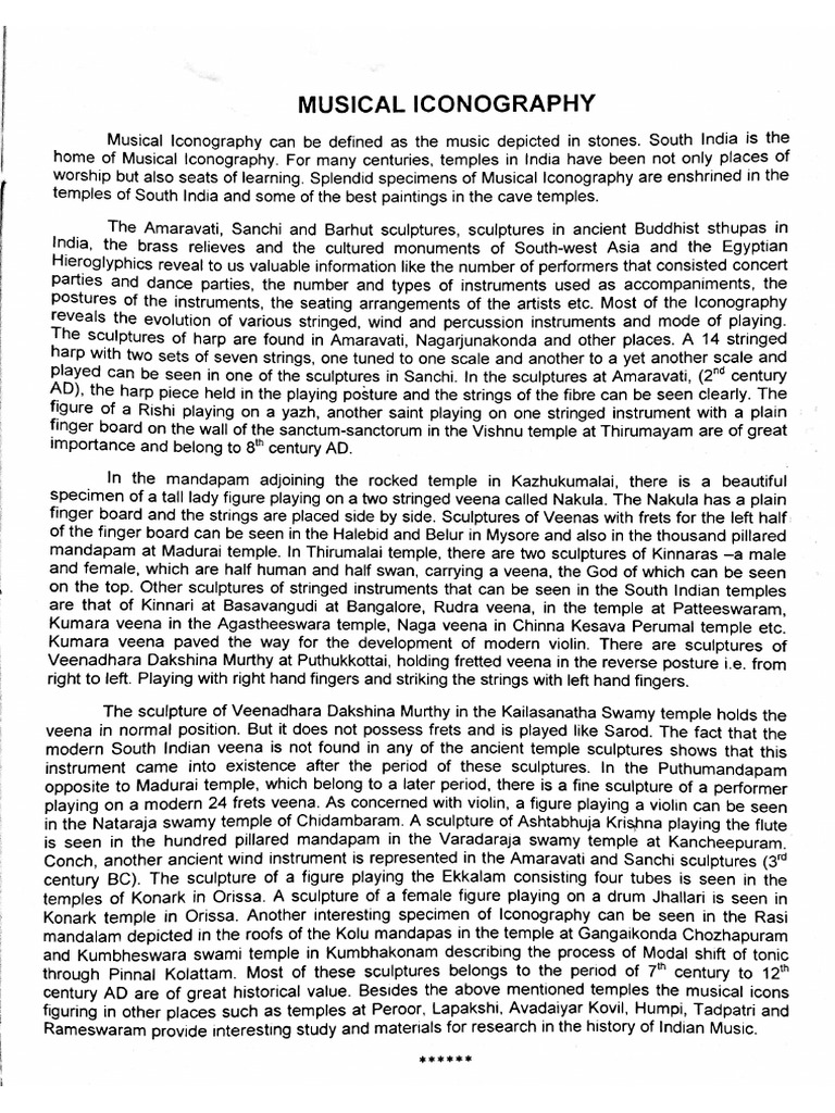 Musical Iconography | PDF