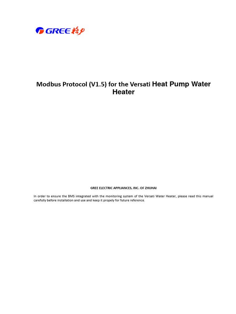 R32 - Versati Modbus V1.5 | PDF | Computer Science | Computing