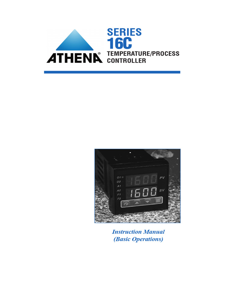 ATHENA C - Series - 16C - Manual | PDF | Thermocouple | Relay