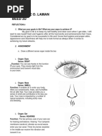 Sense Organs Worksheets for Kids | PDF