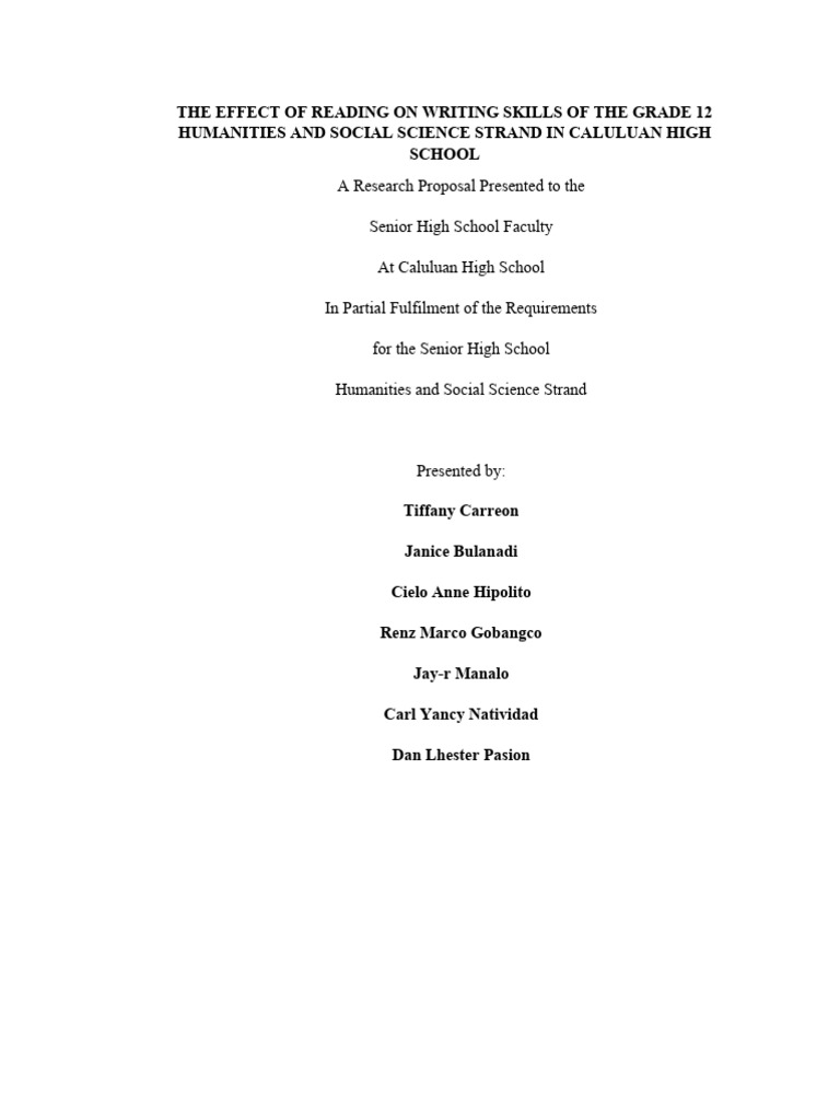 123 Research Humms3 | PDF | Reading Comprehension | Sampling (Statistics)