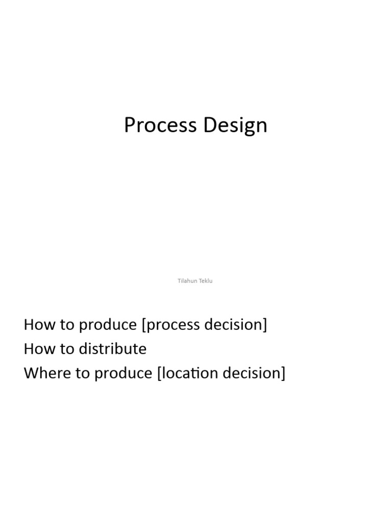 Process Design - Layouts | PDF | Automation | Workflow