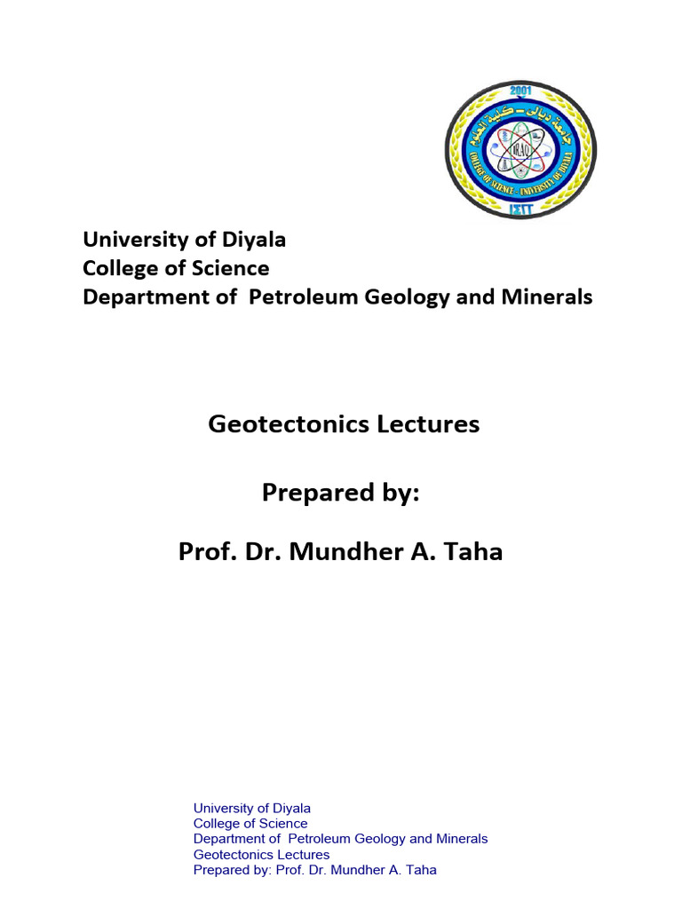 Geotectonics Overview and Concepts | PDF | Plate Tectonics | Earth