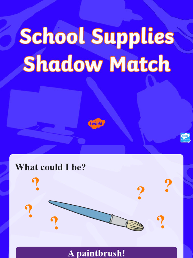 School Objects Pdf Writing Implements Stationery