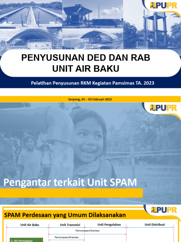 4A. Penyusunan DED Dan RAB Air Unit Air Baku | PDF