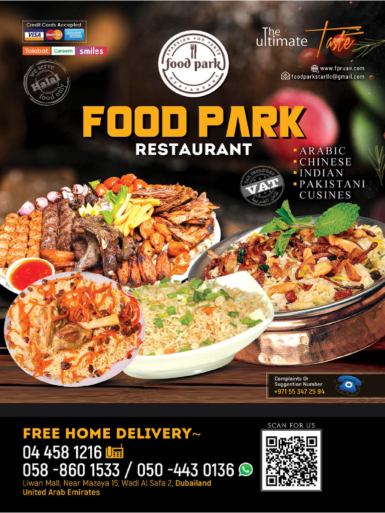 Foodpark Menu | PDF
